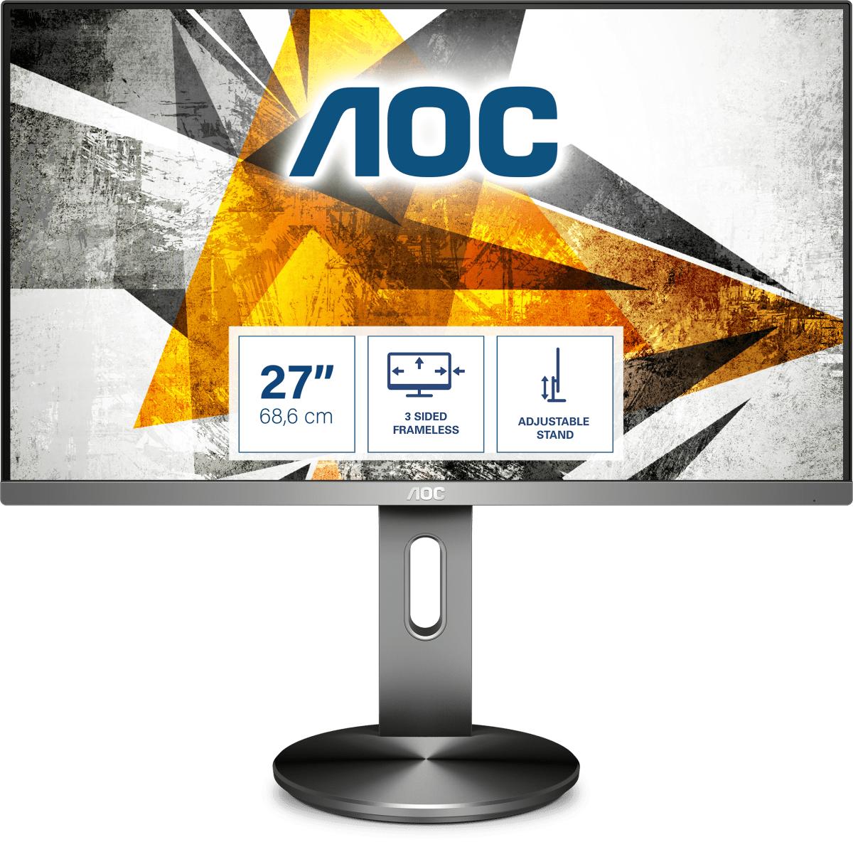 AOC 27" LED I2790PQU/BT 1920x1080 IPS, 4ms, 50m:1, Speakers, Pivot, VGA ...