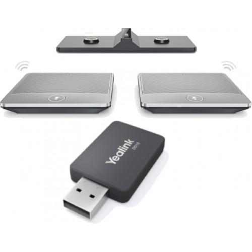 Yealink Wireless microphone kit with 2x wireless mic, charging stand ...