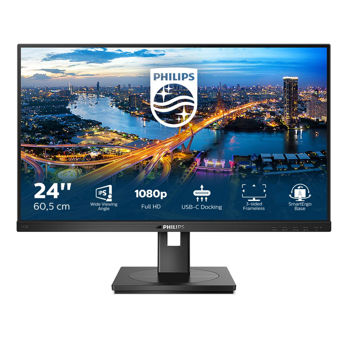 PHILIPS 243B1/00 Monitor 23.8inch FHD | Deal.no