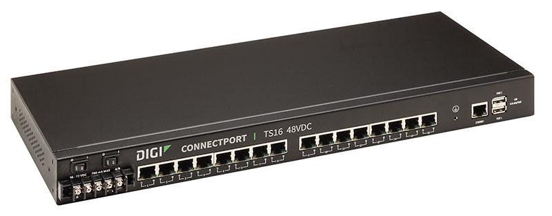 DIGI ConnectPort TS 16 48V DC. Includes: Loopback plug | SEC DATACOM AS