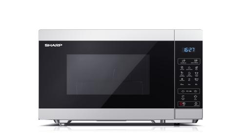SHARP YC-MG81U-S 28L Grill Electronic Control Microwave - Silver | Sharp UK