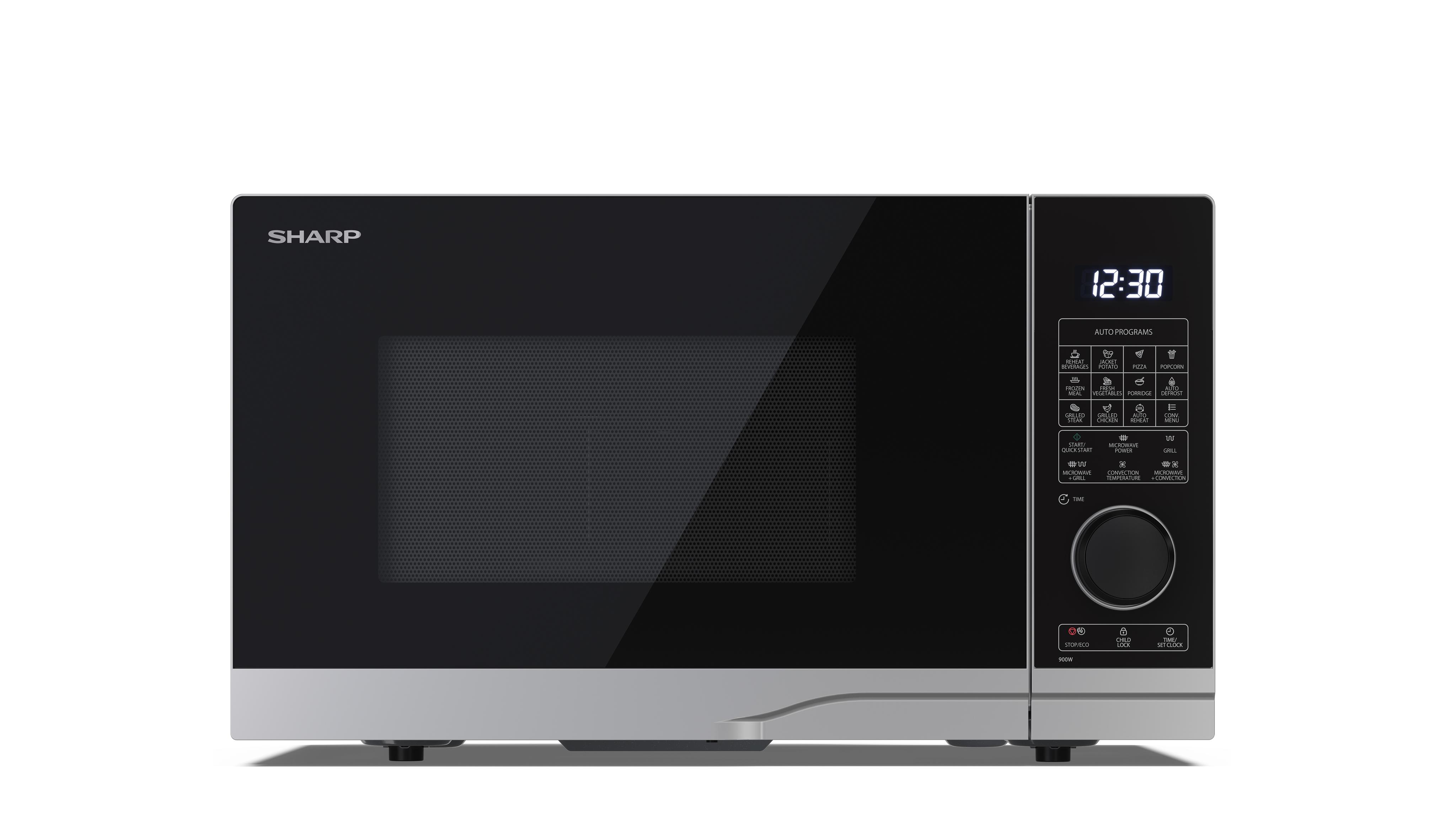 SHARP YC-PC254AU-S 25L Convection Jog Dial Microwave | Sharp UK