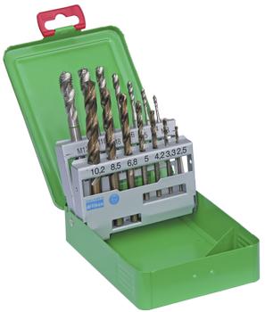 DJ TOOLS DJ TOOLS bor-/tapsæt HSS-Co5 M3-M12, plastæske | DMT Værktøj