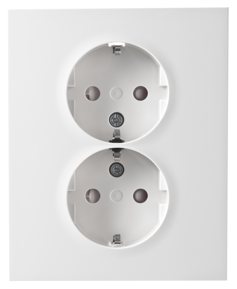 ELKO Plus Dobbel stikkontakt m/jord innfelt | Eldirekte