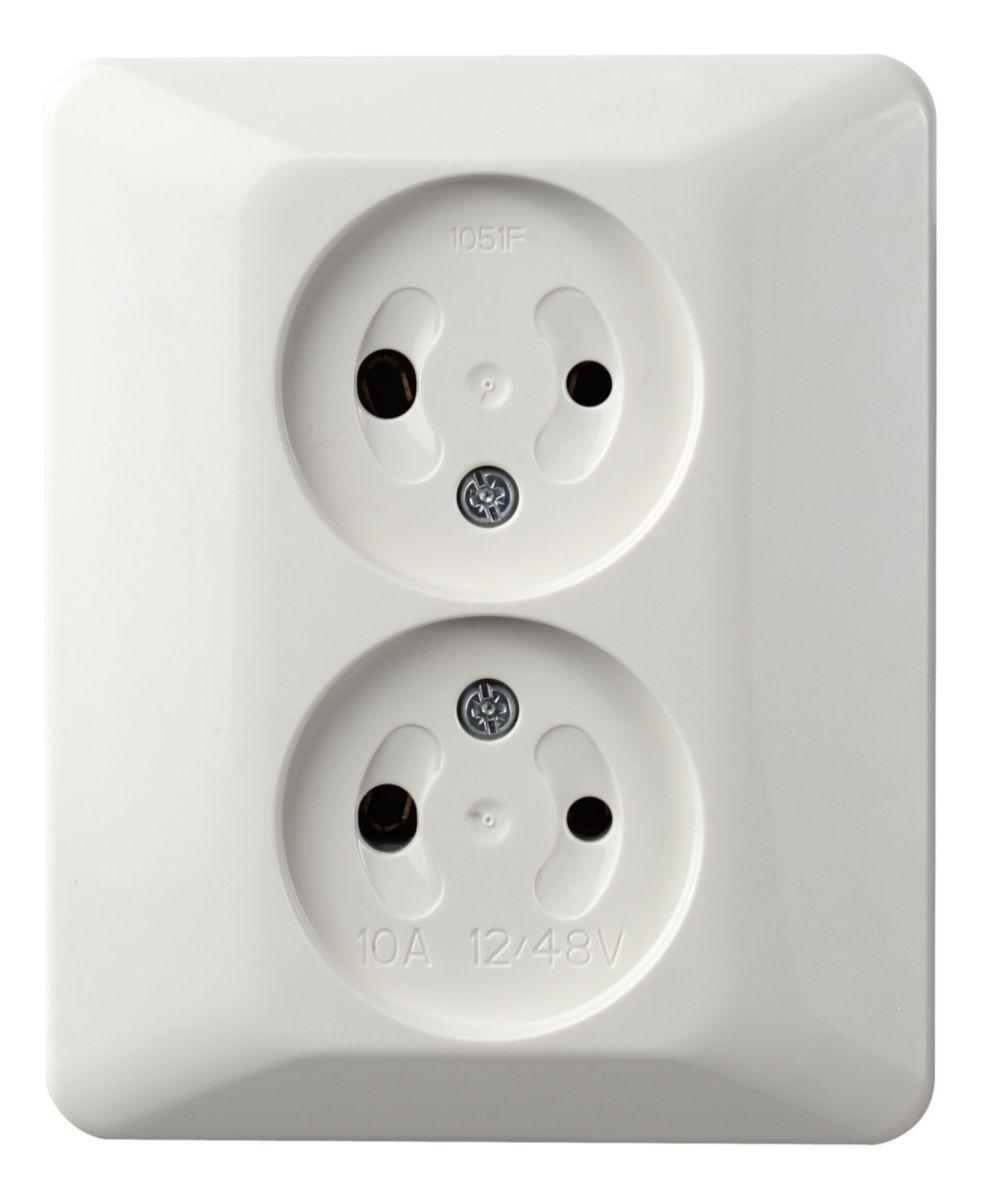 ELKO 12-48V dobbel stikkontakt innfelt | ELdirekte