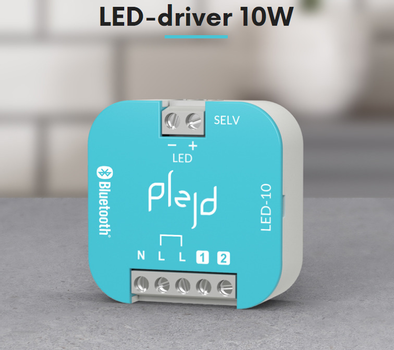 Plejd LED-driver 10W 12V/24V Bluetooth Mesh LED-10 | ELdirekte
