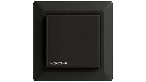 Micro Matic Termostat Microtemp MTC3 Matt Sort | ELdirekte