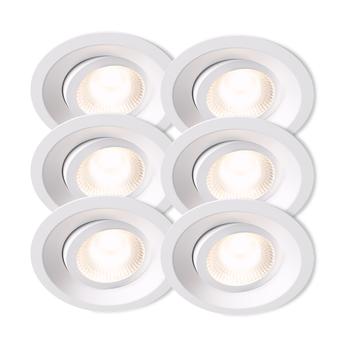 Plejd Downlight Tilt Hvit 8W | ELdirekte
