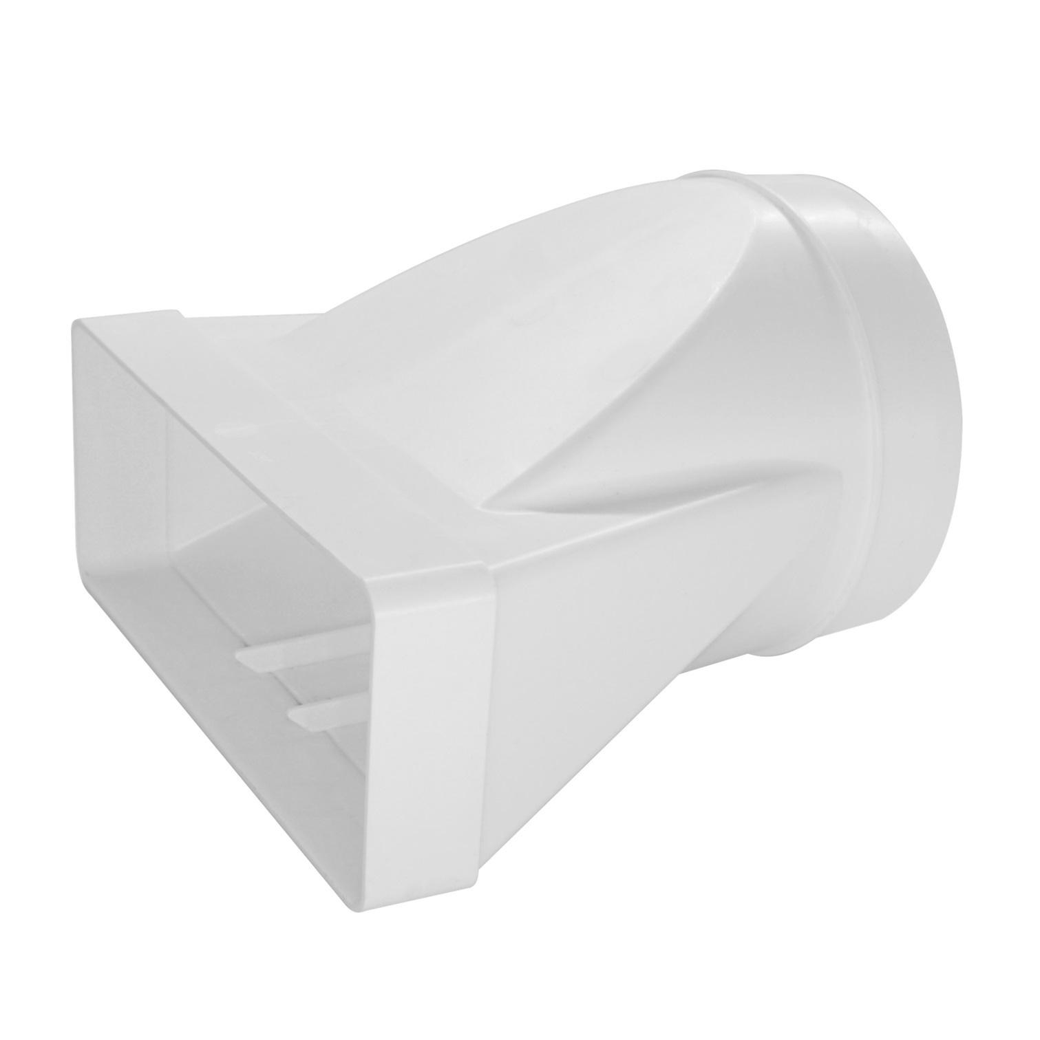 Europlast Adapter rund-til-flat 220x90mm / Ø150mm | ELdirekte