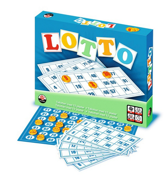 Brettspill Tall-lotto med 12 plater | Multitrend