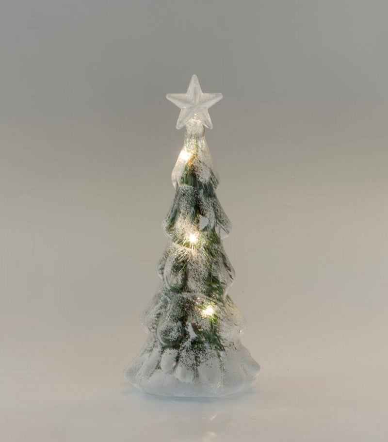 BC Juletre Glass m/LED H21cm | Multitrend