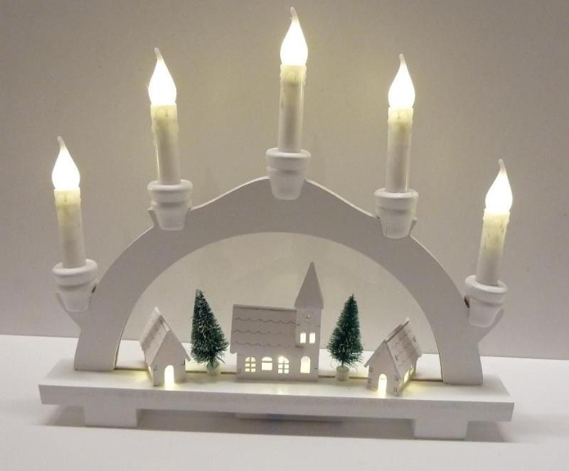 Lysestake i tre m/LED-lys | Multitrend