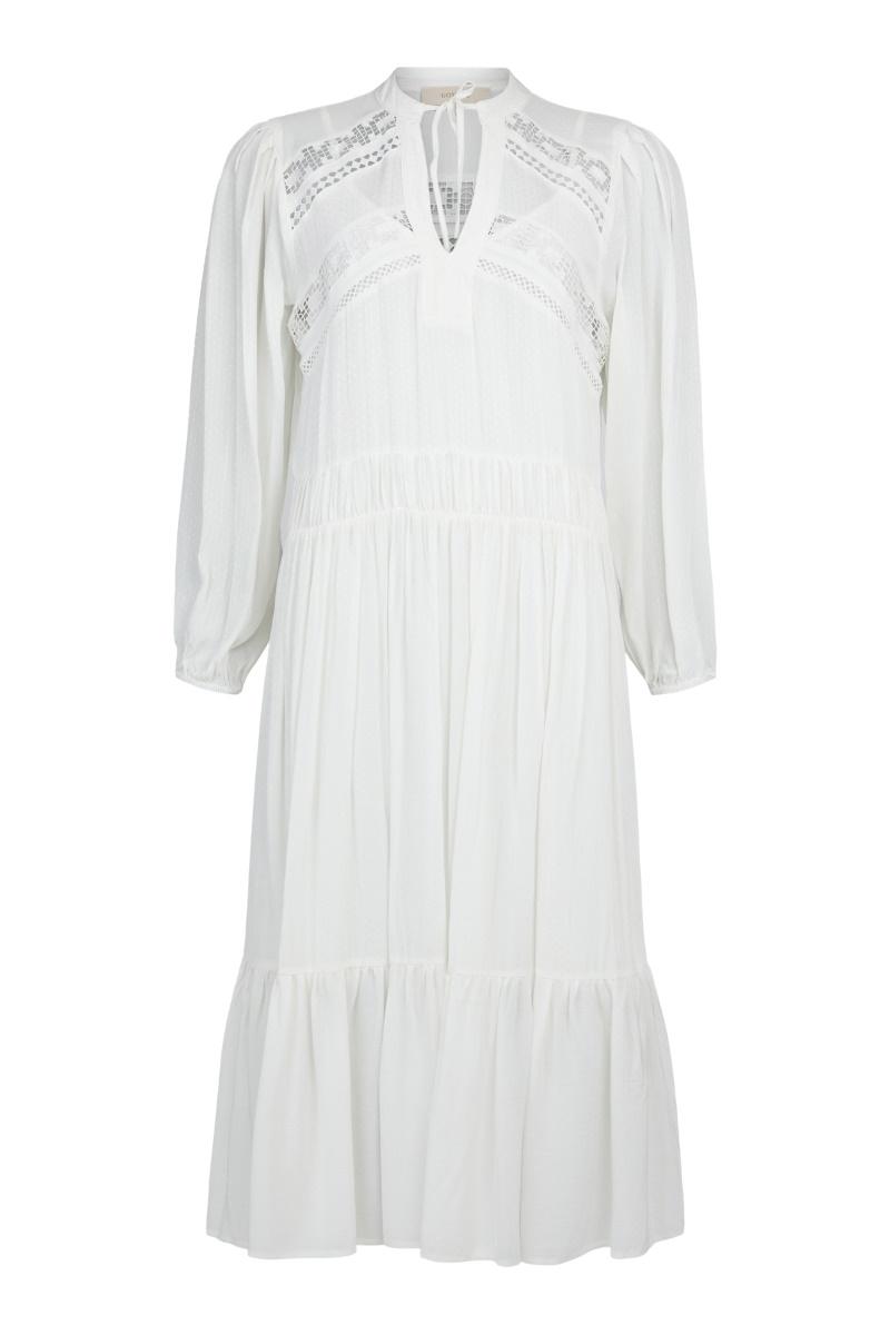 Gomaye Kjole Halvlang Hvit | Multitrend