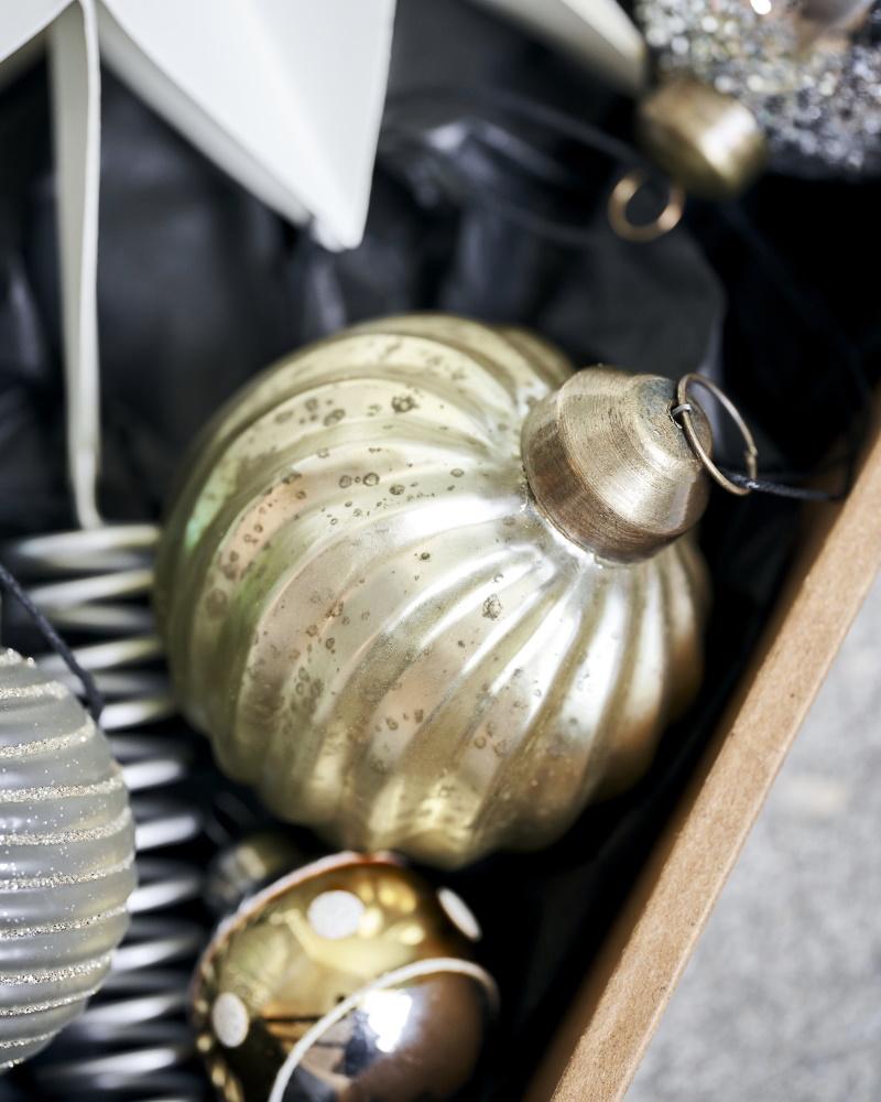 House Doctor Julekule Twist Matt Gull Ø8cm | Multitrend