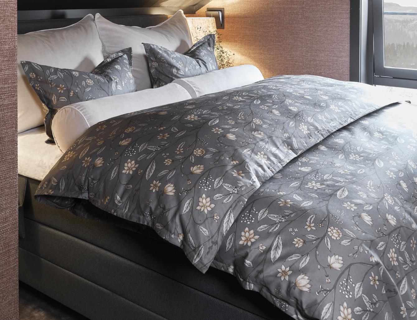 Halvor Bakke Chester Sengesett Bomullsateng Grå | Multitrend