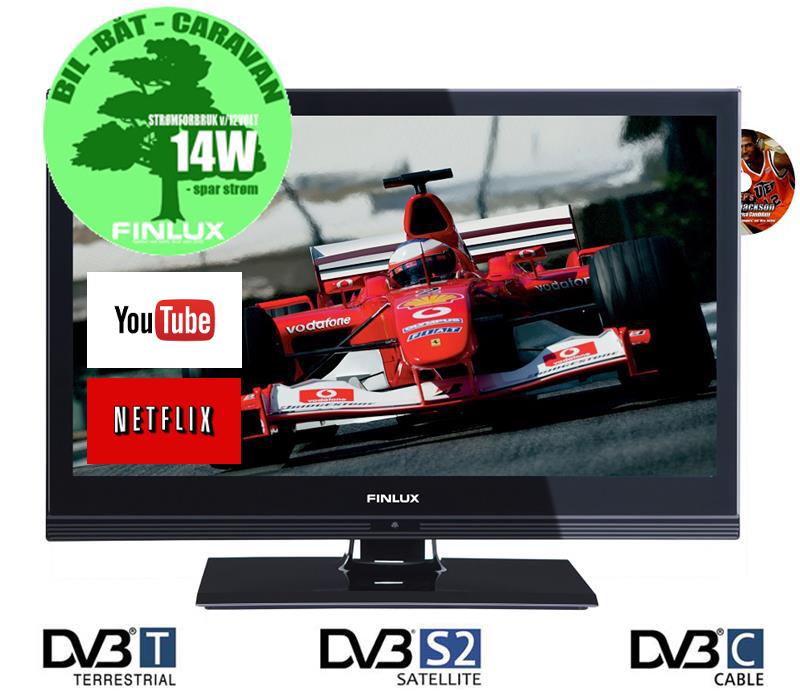 FINLUX 19" LED-TV/DVD 12V/230V HD, | Multicom