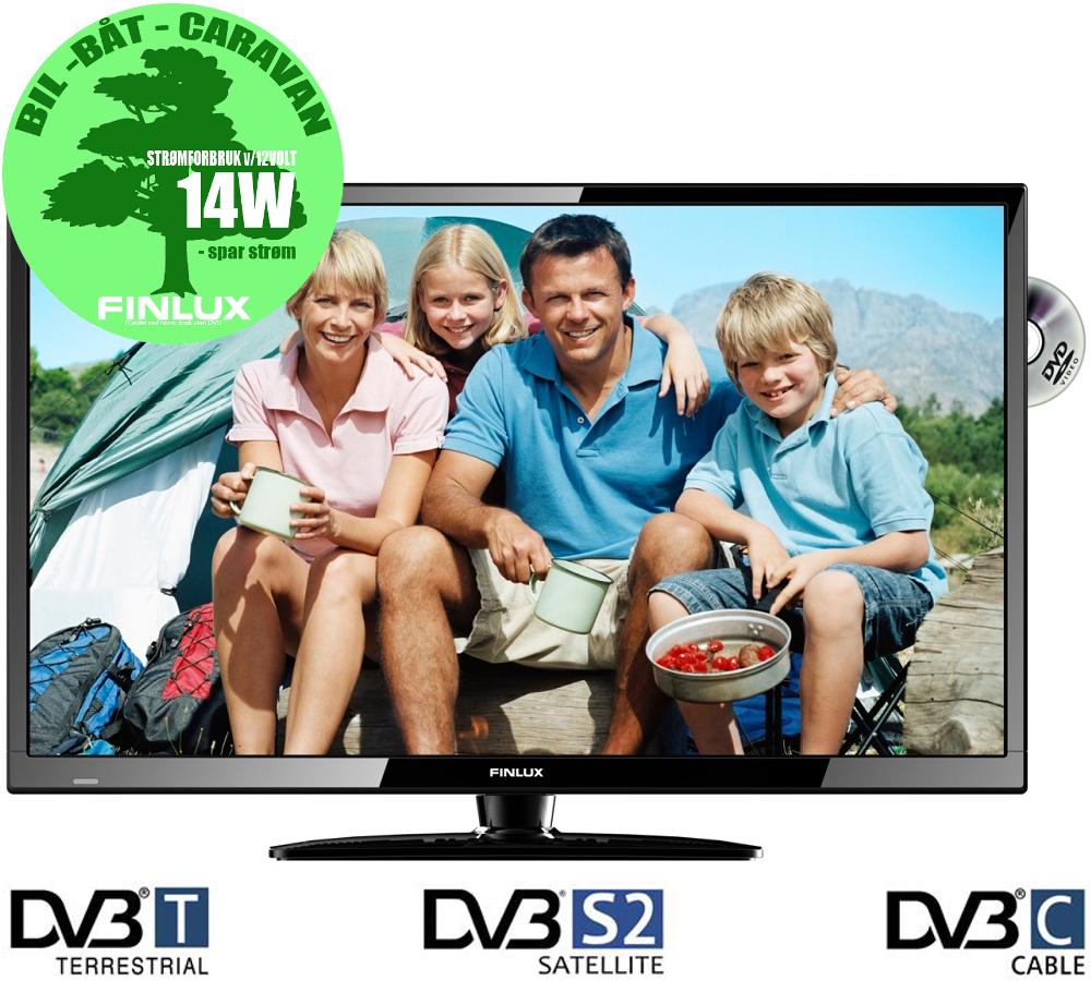FINLUX 32" LED-TV/DVD 12V/230V HD, | Multicom