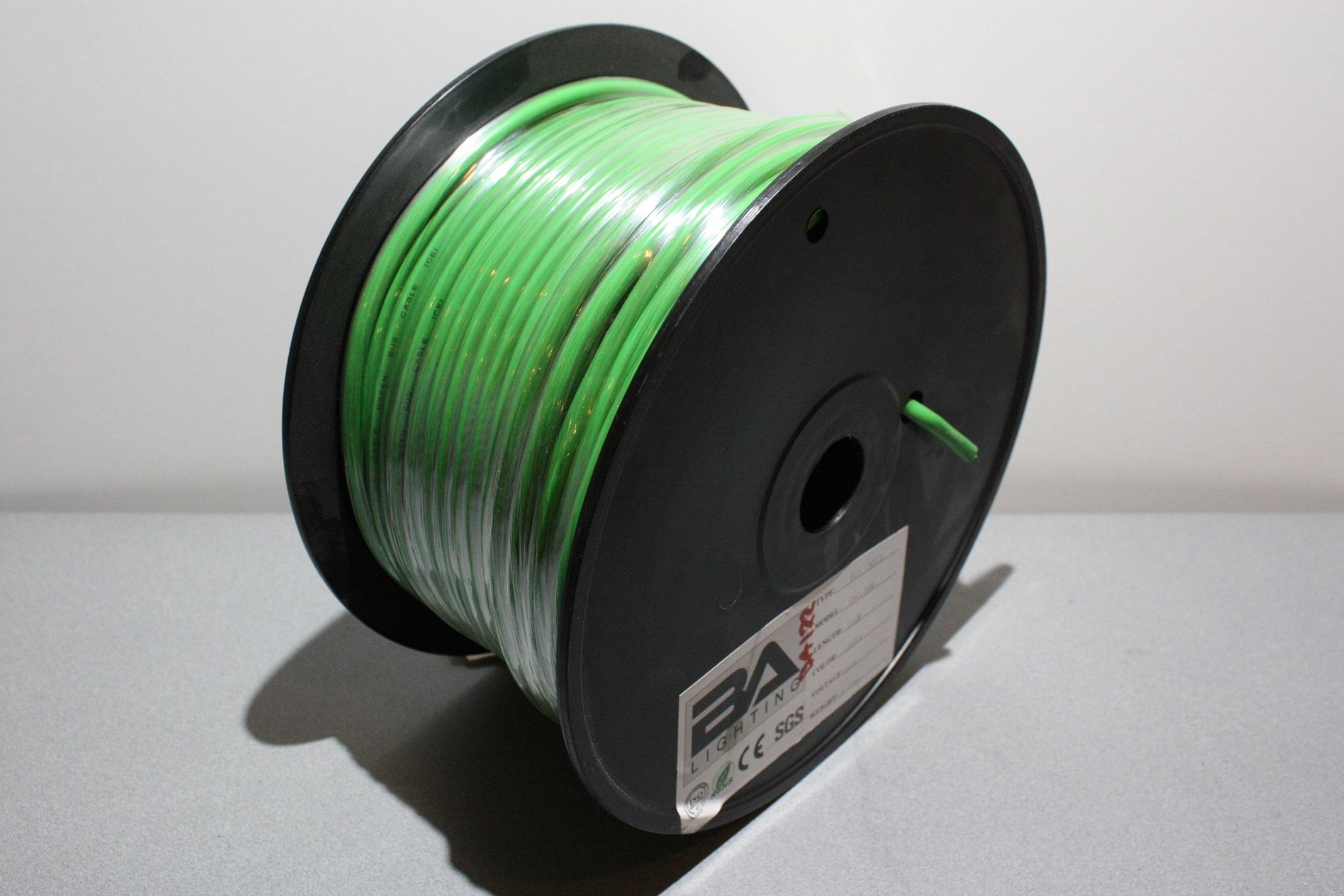 BA BUS Kabel - 4CA,0,8mm,grønn | BA-lighting